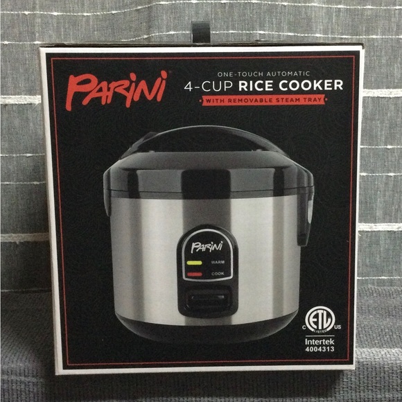 Parini | Kitchen | Parini 4 Cup Rice Cooker With Removable Steam Tray ...